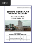 Concrete Batching Plant Inspection Checklist PDF | PDF | Concrete ...