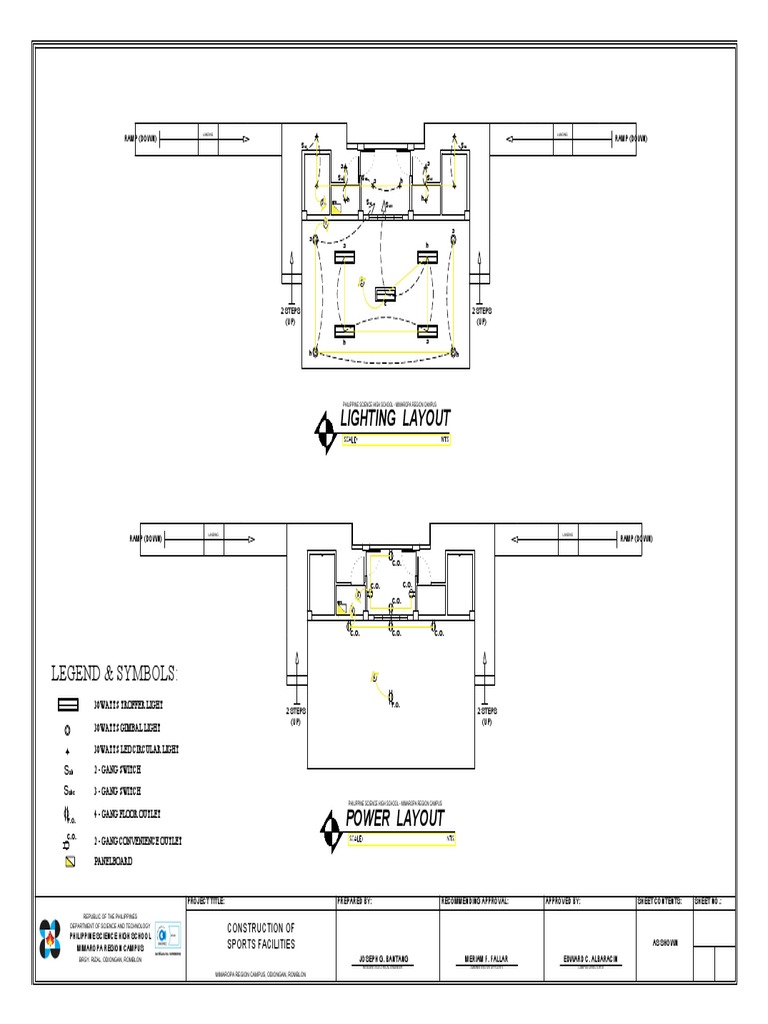 Electrical Layout-Sports Facility | PDF | Electrical Wiring | Building ...