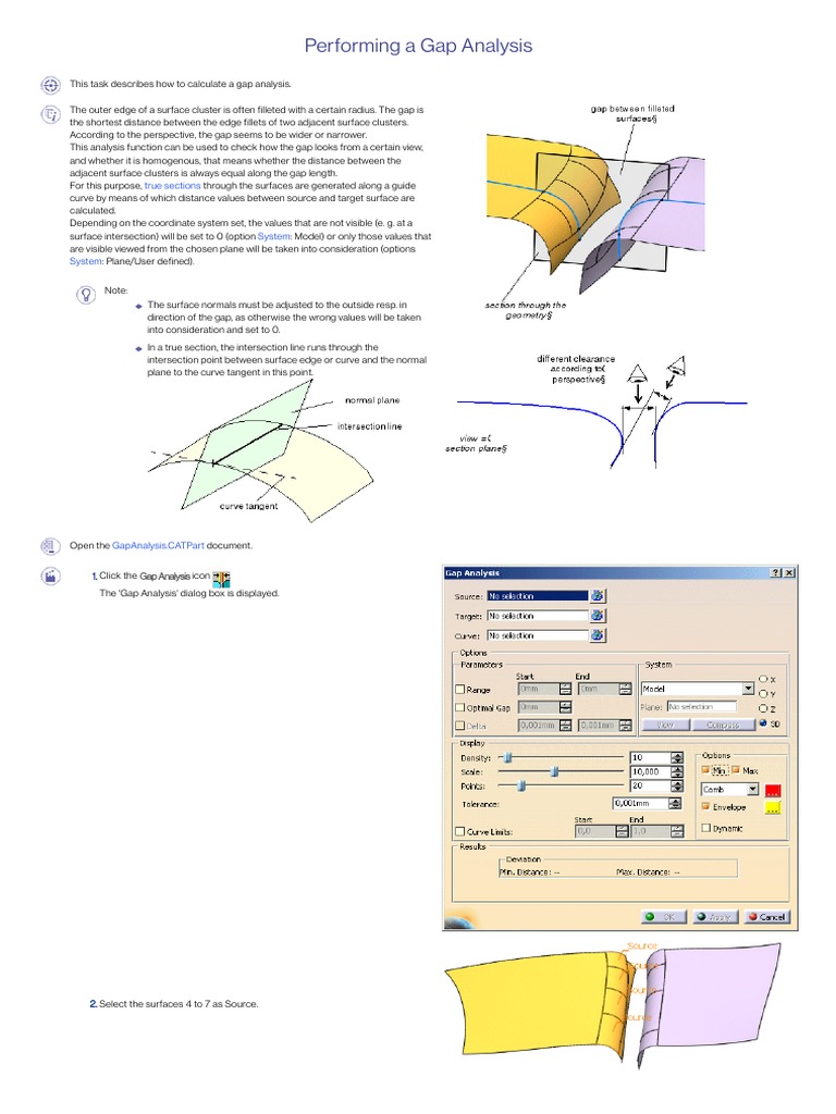 Performing A Gap Analysis in Catia | PDF | Mathematical Optimization | Distance