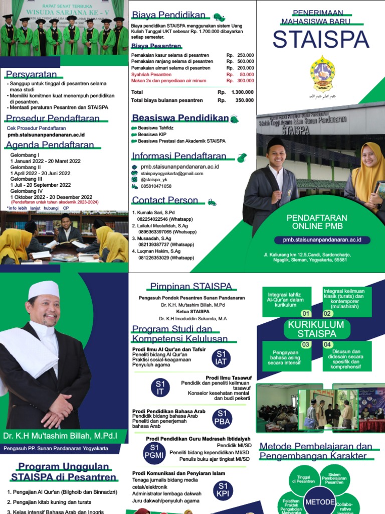 Biaya Masuk STAISPA 2023-2024 | PDF