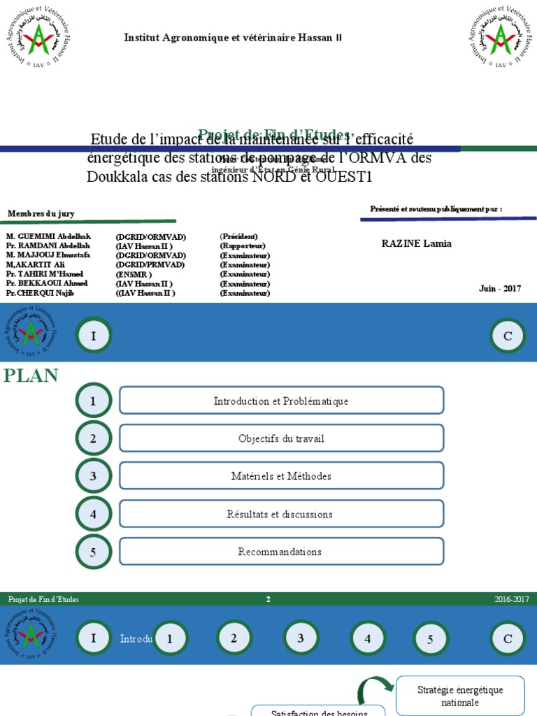 Présentation PFE - RAZINE - Copie | PDF | Efficacité énergétique | Conservation de l'énergie