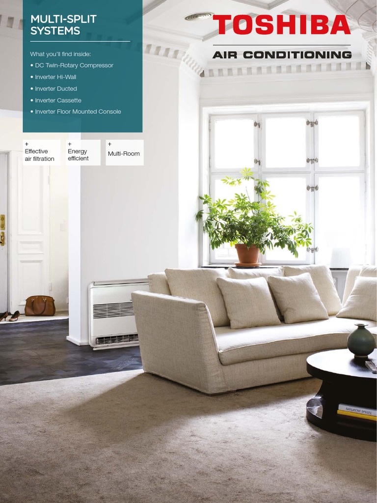Toshiba Multi Split System | Download Free PDF | Efficient Energy Use | Air Conditioning