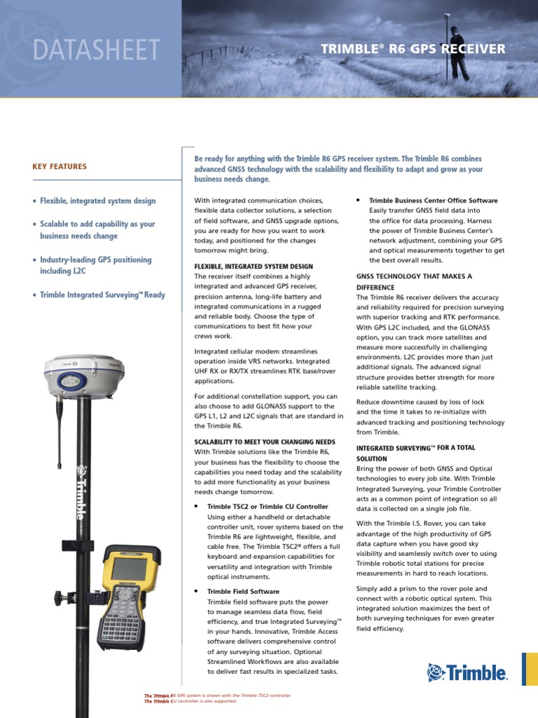 Trimble GNSS R6 Modelo 2 | PDF | Global Positioning System | Surveying
