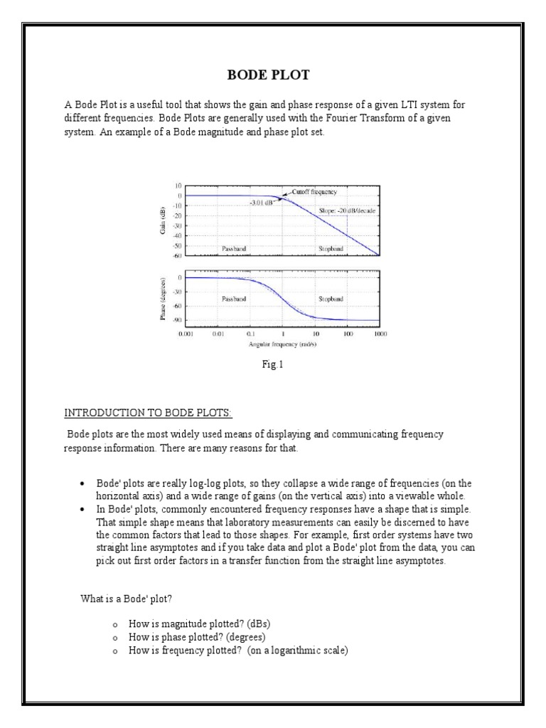 Asymptotic bode plot | PDF | Signal Processing | Applied Mathematics