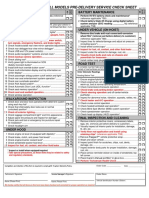 EV PDI PDS Sheet - v2 | PDF | Headlamp | Automotive Industry