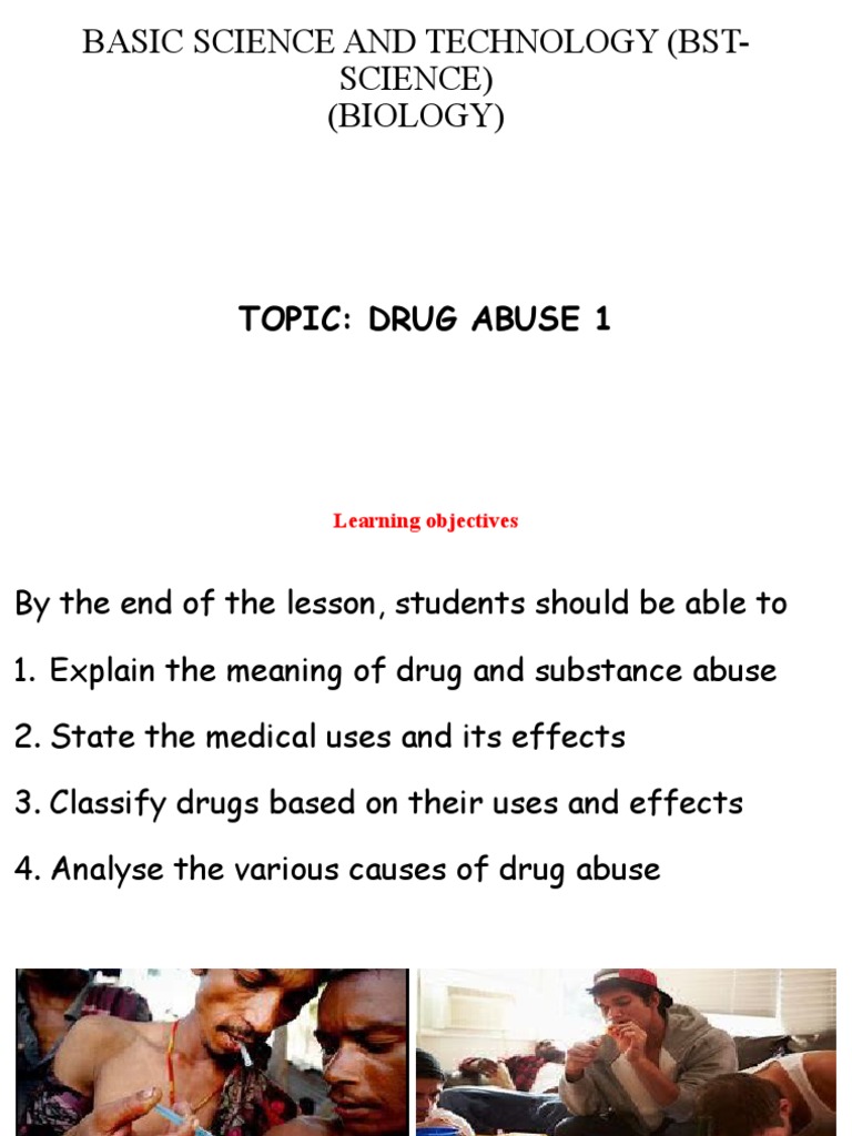Week 4 Note On Drug Abuse | PDF