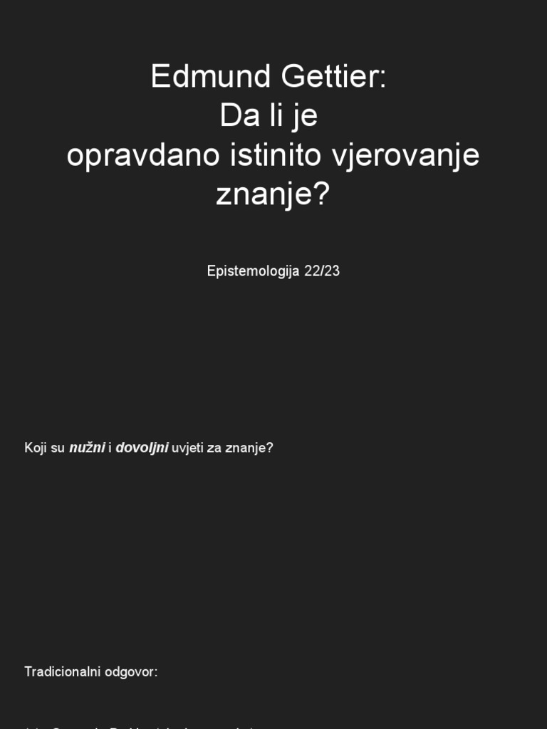 EP 2 Gettier | PDF