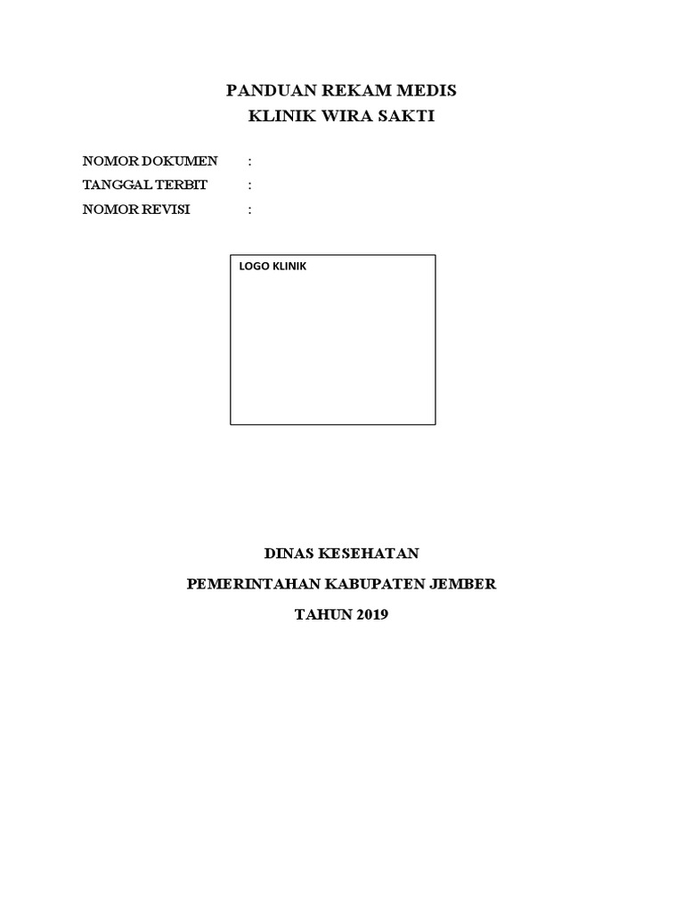 Panduan Rekam Medis | PDF