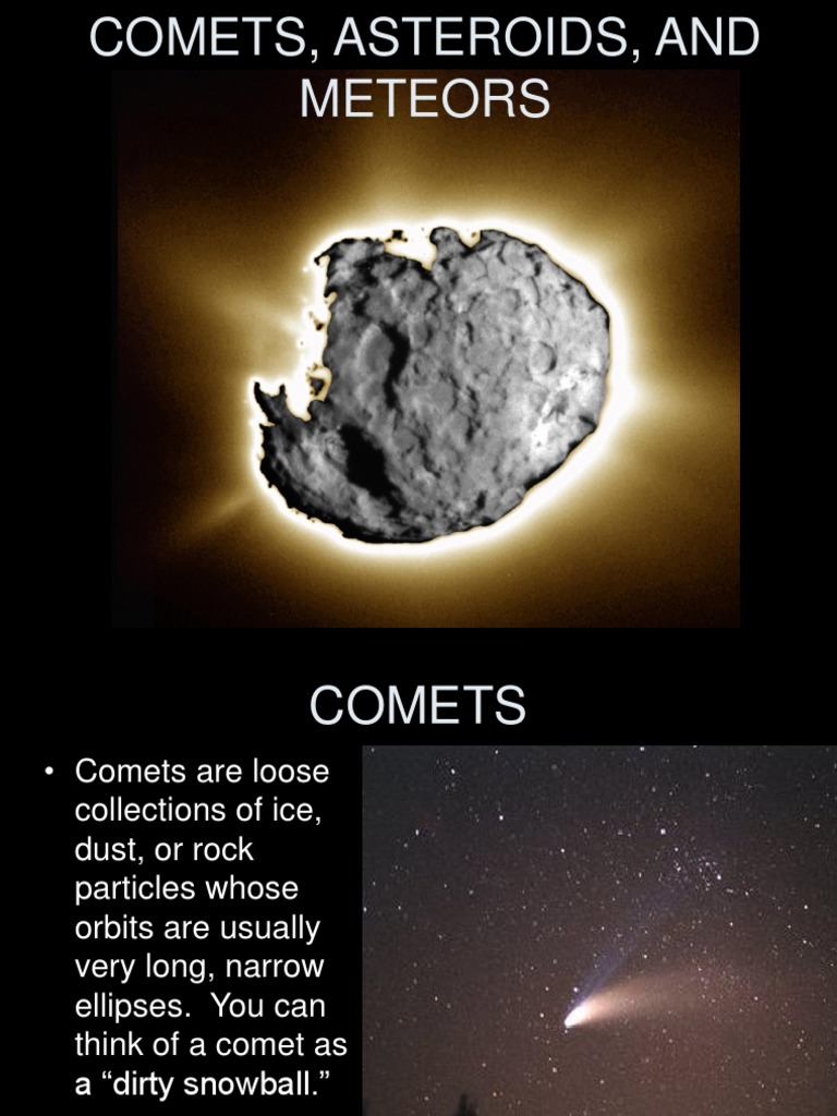 Comets - Asteroids - and Meteors | PDF