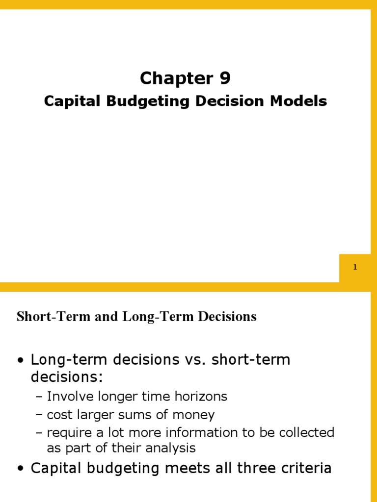 CH 09 PF | PDF | Net Present Value | Internal Rate Of Return
