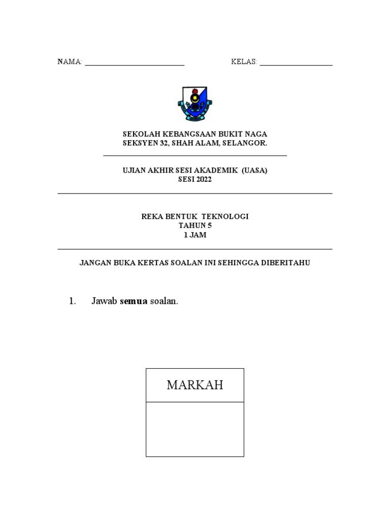 Cover Uasa 2022 | PDF