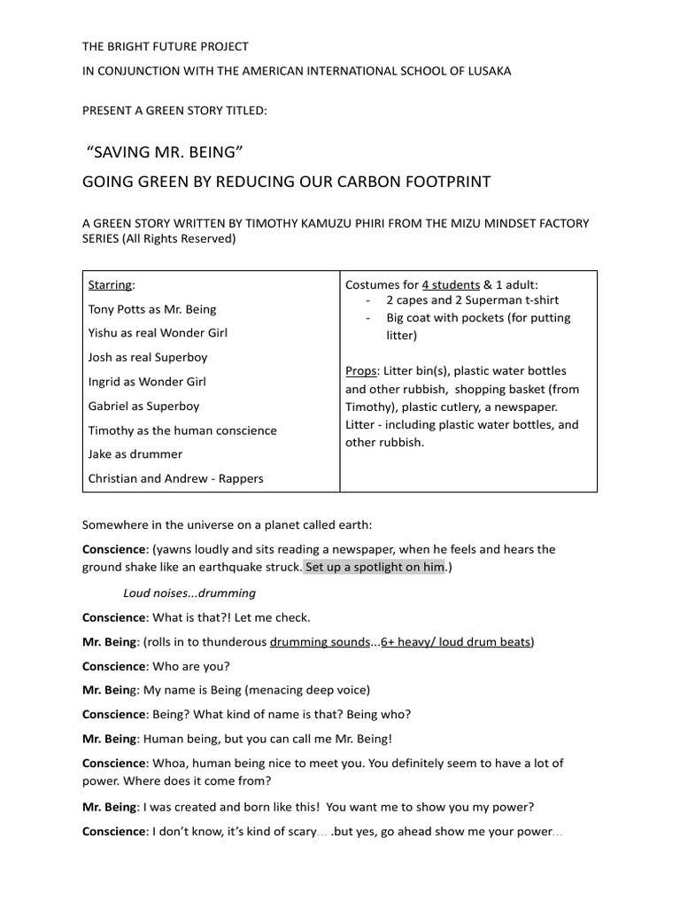 Eco Heroes: Reducing Our Footprint | PDF