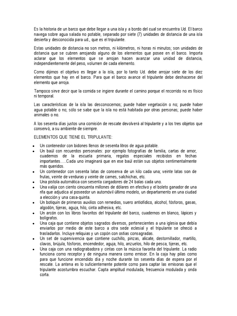 Actividad Isla | PDF