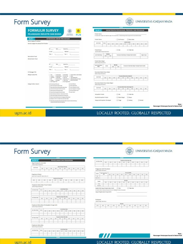 Formulir Survey | PDF