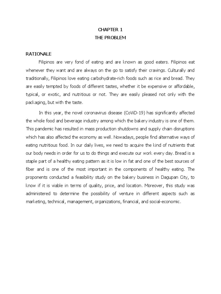CHAPTER 1 On Feasibility Study PLEASE DO NOT DELETE | PDF | Survey ...