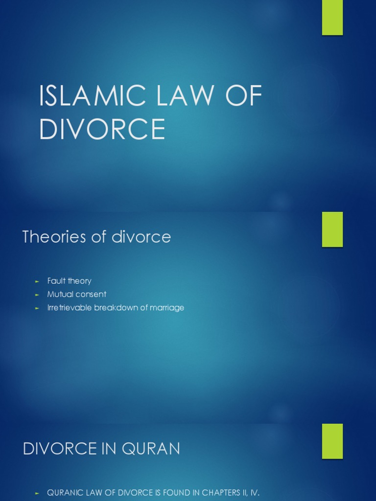 Islamic Divorce Laws Explained | PDF | Divorce | Marriage