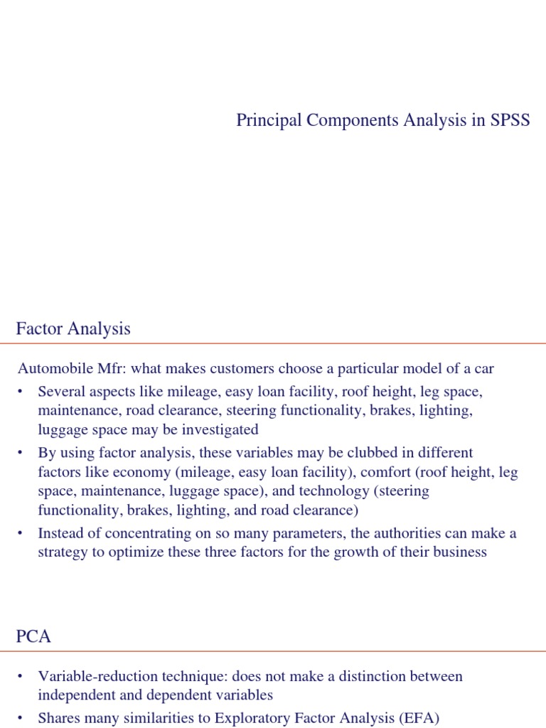 J Sir-PCA - SPSS | PDF | Principal Component Analysis | Factor Analysis