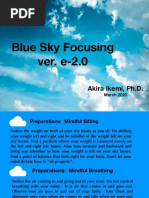 Clouds in the Sky Meditation Exercise | PDF | Thought