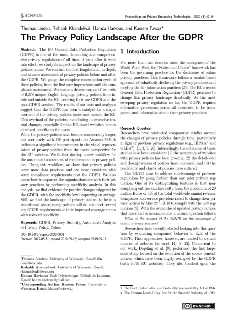 Popets 2020 0004 | PDF | Privacy | Statistical Hypothesis Testing