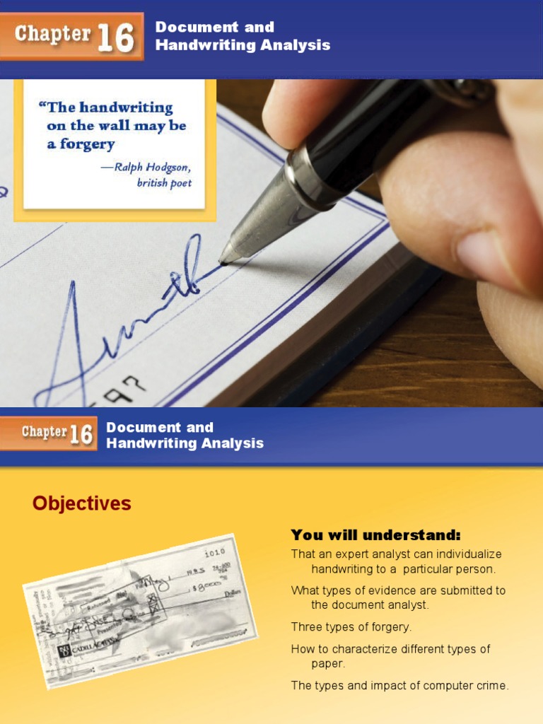 Document and Handwriting Analysis | PDF | Thin Layer Chromatography ...