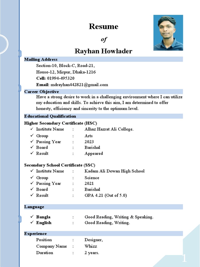 Rayhan Howlader | Download Free PDF | Cognitive Science | Cognition