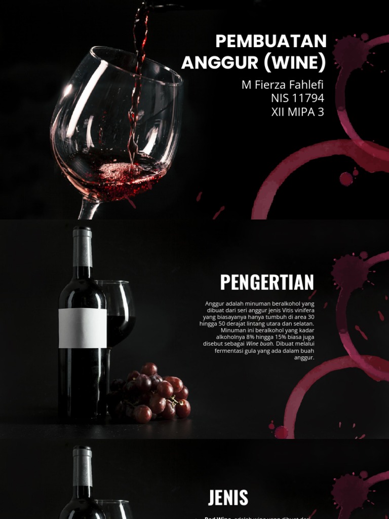 Proses Pembuatan Wine dari Anggur | PDF