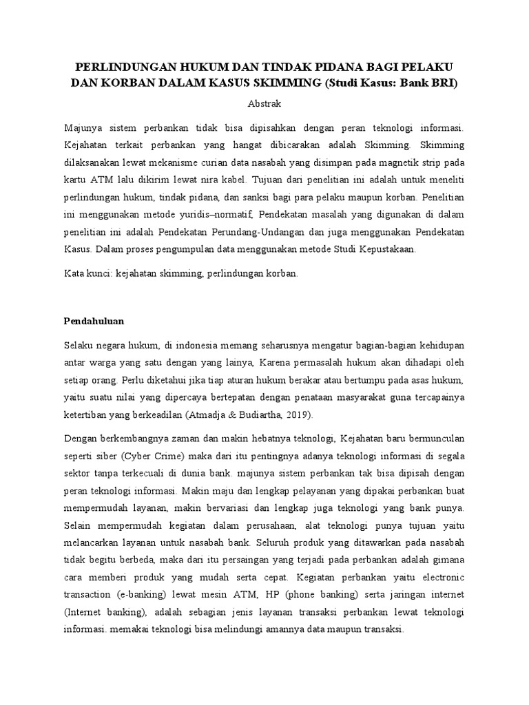 Perlindungan Hukum | PDF