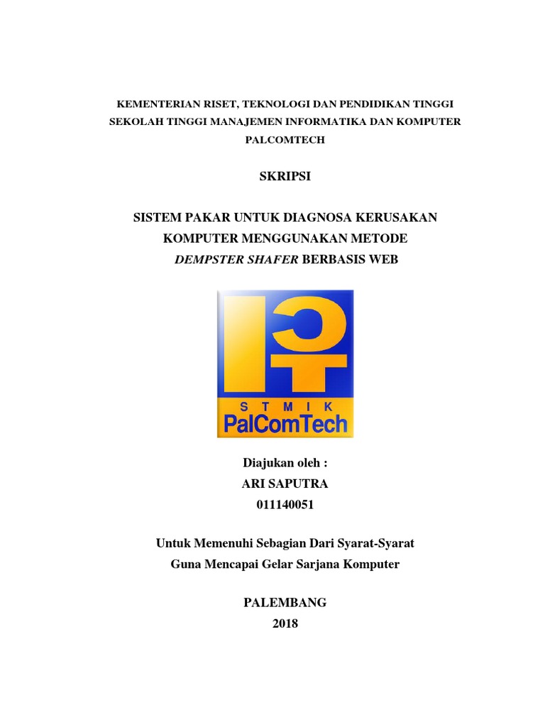 Sistem Pakar Mendiagnosa Kerusakan Komputer | PDF | Komputer Sistem Pakar Mendiagnosa Kerusakan Komputer | PDF | Komputer