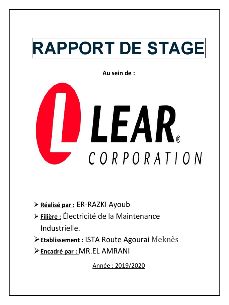 Rapport de Stage Er-Razki | PDF | Maison et jardin