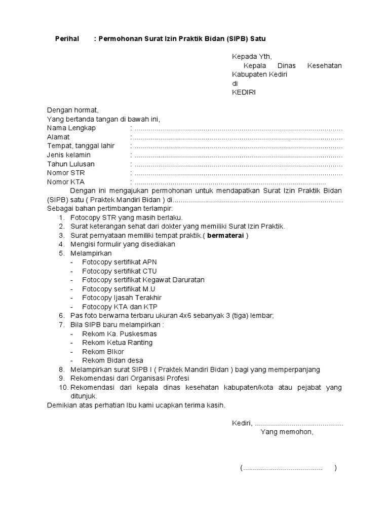 Blangko Sipb Terbaru-1 | PDF