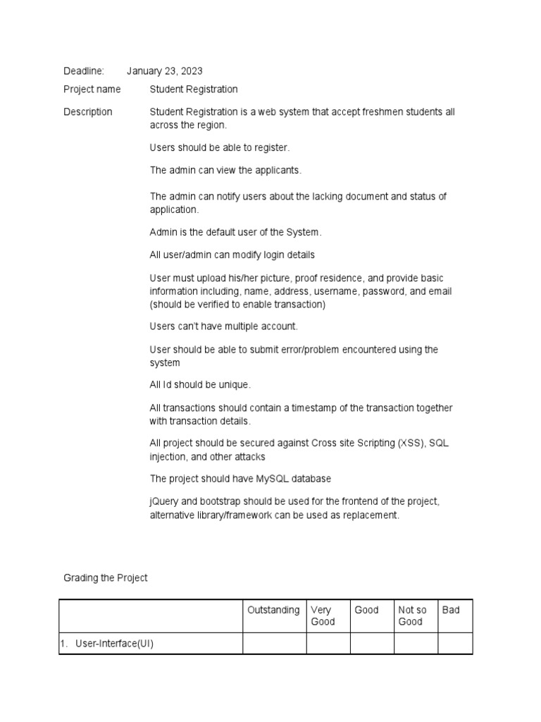 Ws Project Pdf Computing Software Engineering