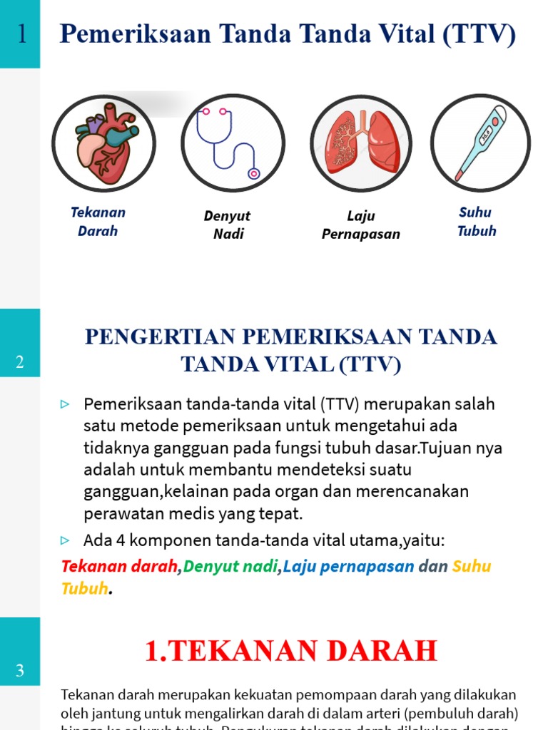 Pemeriksaan Tanda-Tanda Vital (TTV) | PDF | Kesehatan Holistik | Sains & Matematika