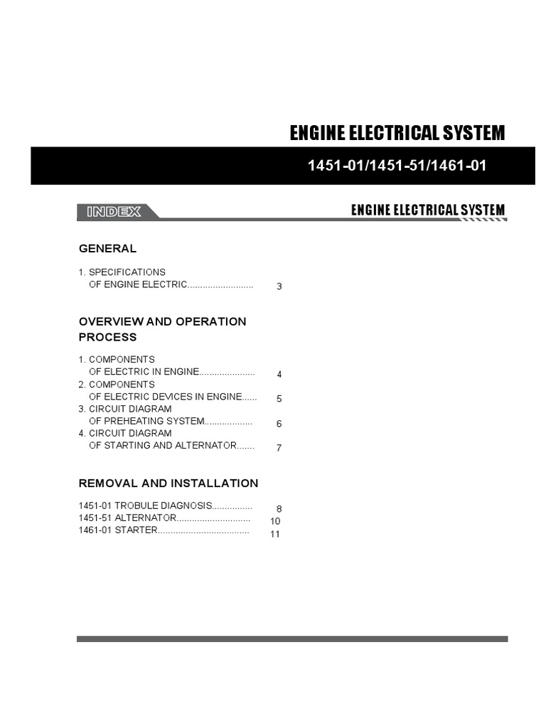 8.engine Electrical System | PDF | Engines | Electrical Connector