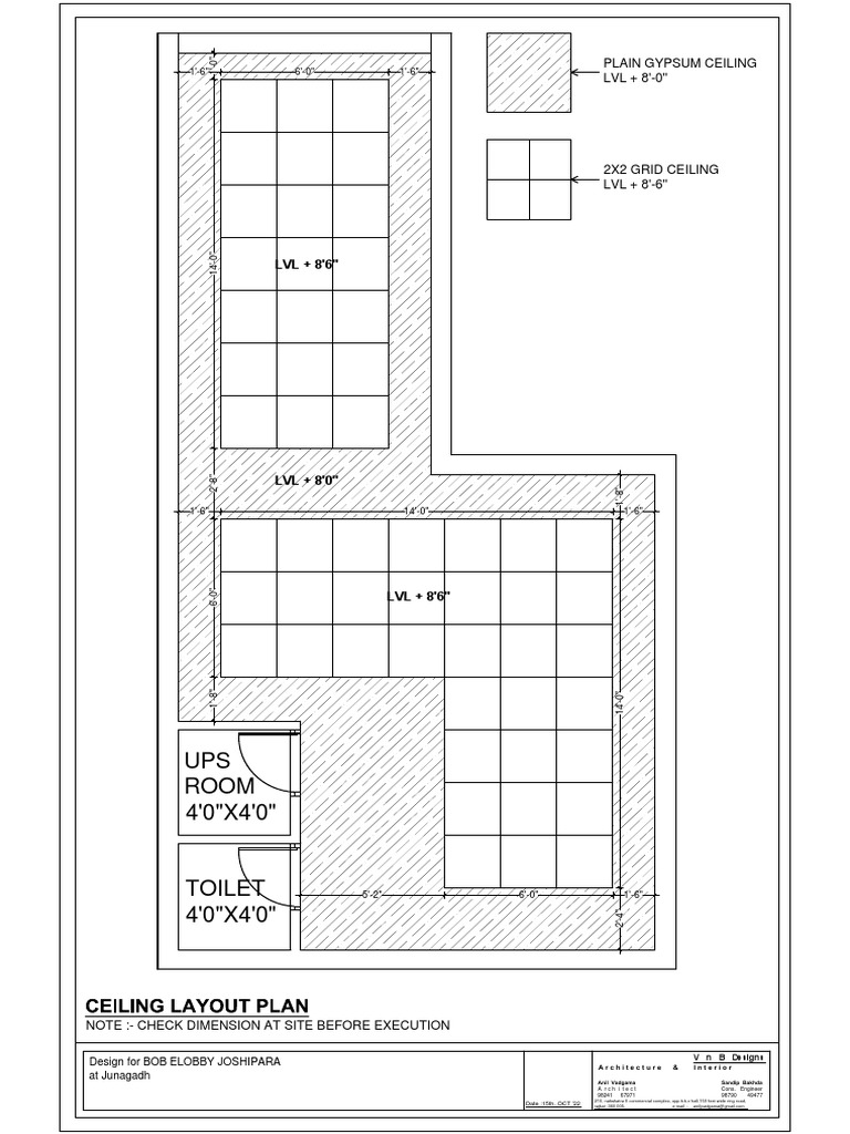 Ceiling Layout Plan | PDF