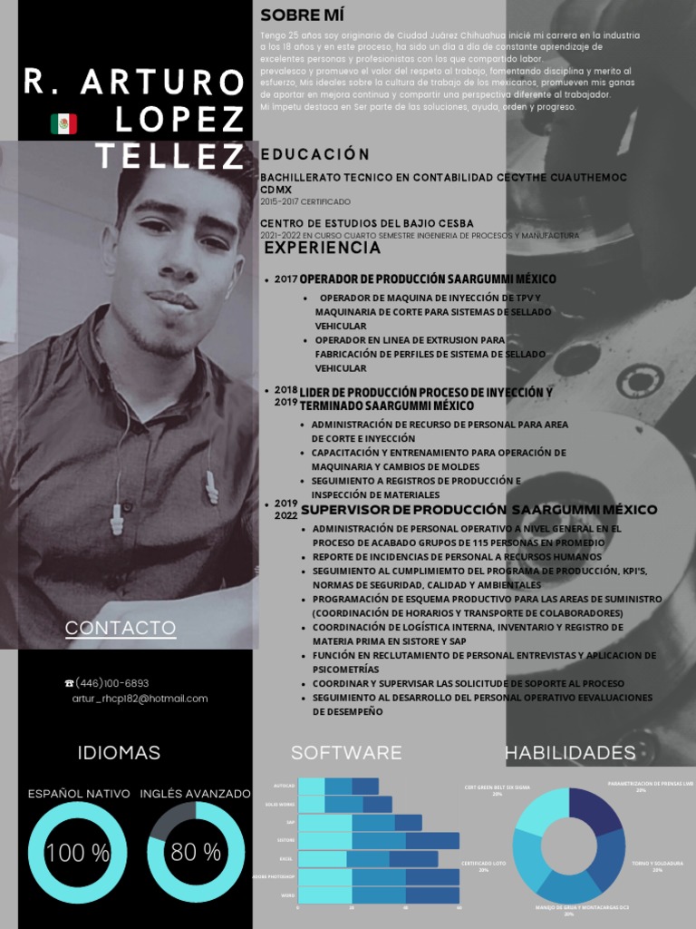 CV Arturo Téllez | PDF | México | Business
