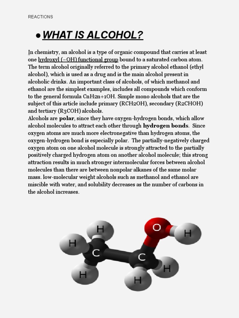 Chemistry Investigatory Project | PDF | Ester | Ethanol