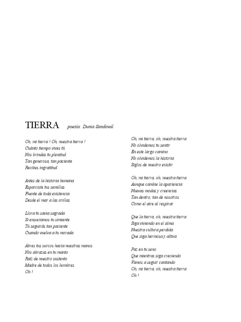 Tierra Letra | PDF