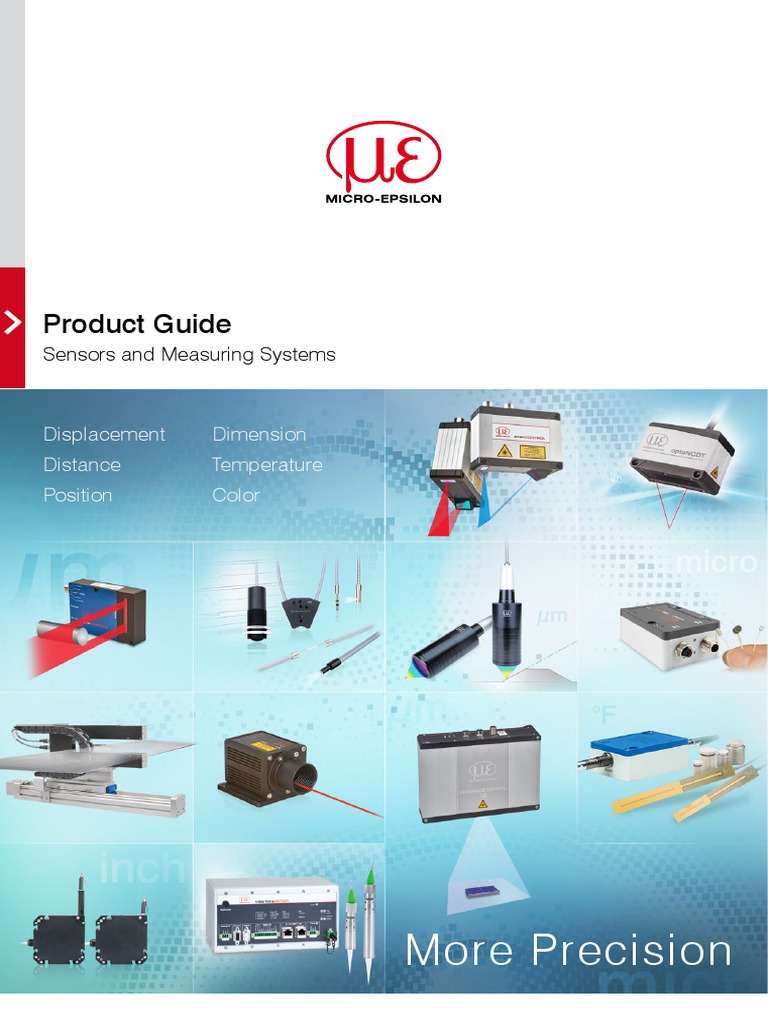 Cat Micro Epsilon Products en | PDF | Sensor | Image Scanner