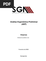 Modelo de Avaliacao Ergonomica Preliminar Aep | PDF | Tempo