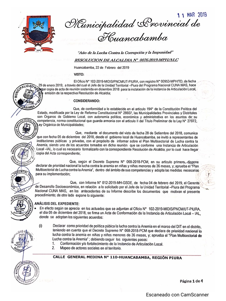 Instancia de Articulacion Local | PDF Instancia de Articulacion Local | PDF