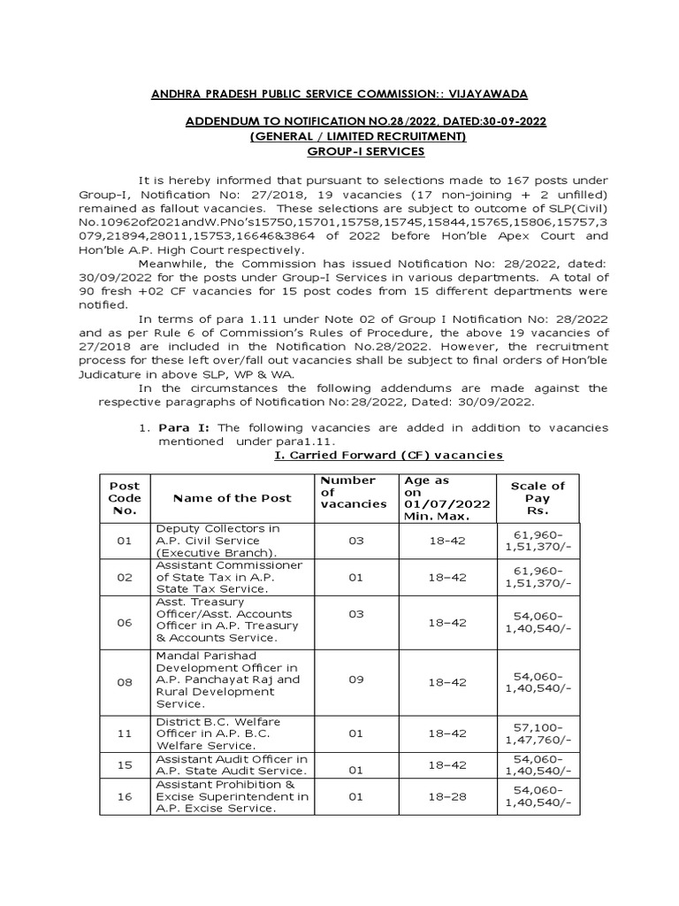 Addendum Group I 06 01 2023 | PDF | Governance | Public Law