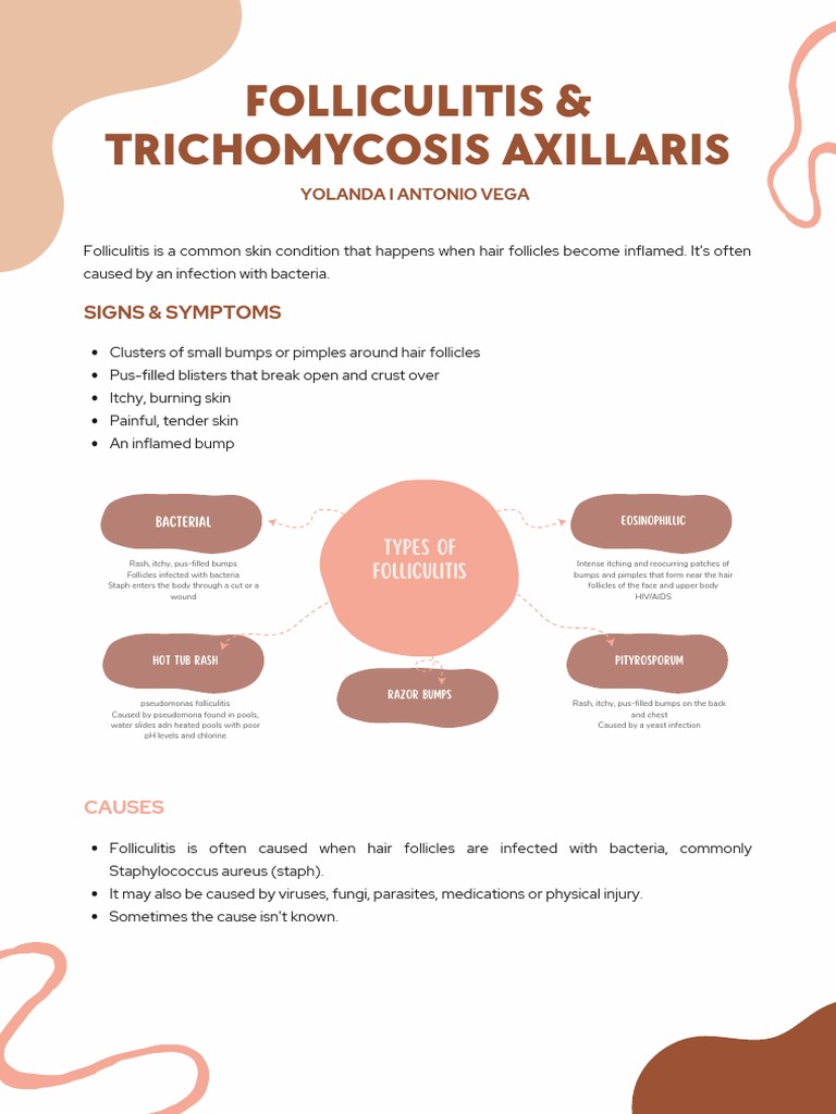 Folliculitis and Trichomycosis | PDF | Hair | Infection