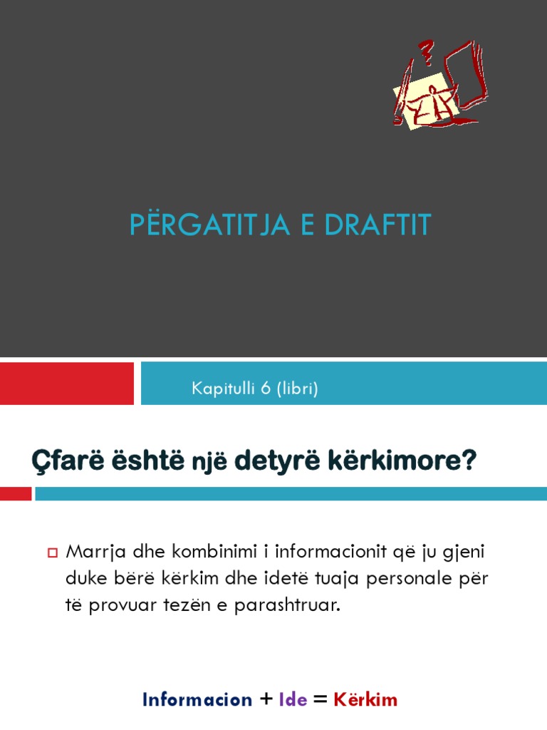 Përgatitja e Draftit | PDF