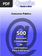 Teste de Informática Básica - Teste | PDF | Carreira e Crescimento | Arte