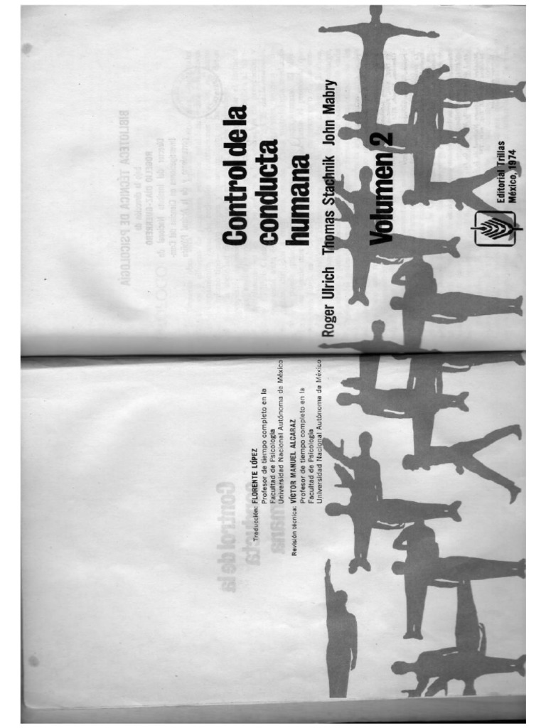 Ulrich-Control de La Conducta Humana 2-Compressed | PDF