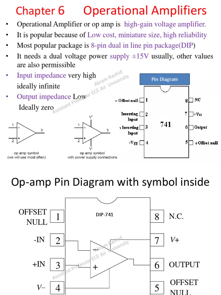Chapter 6 Op Amp | PDF | Operational Amplifier | Amplifier