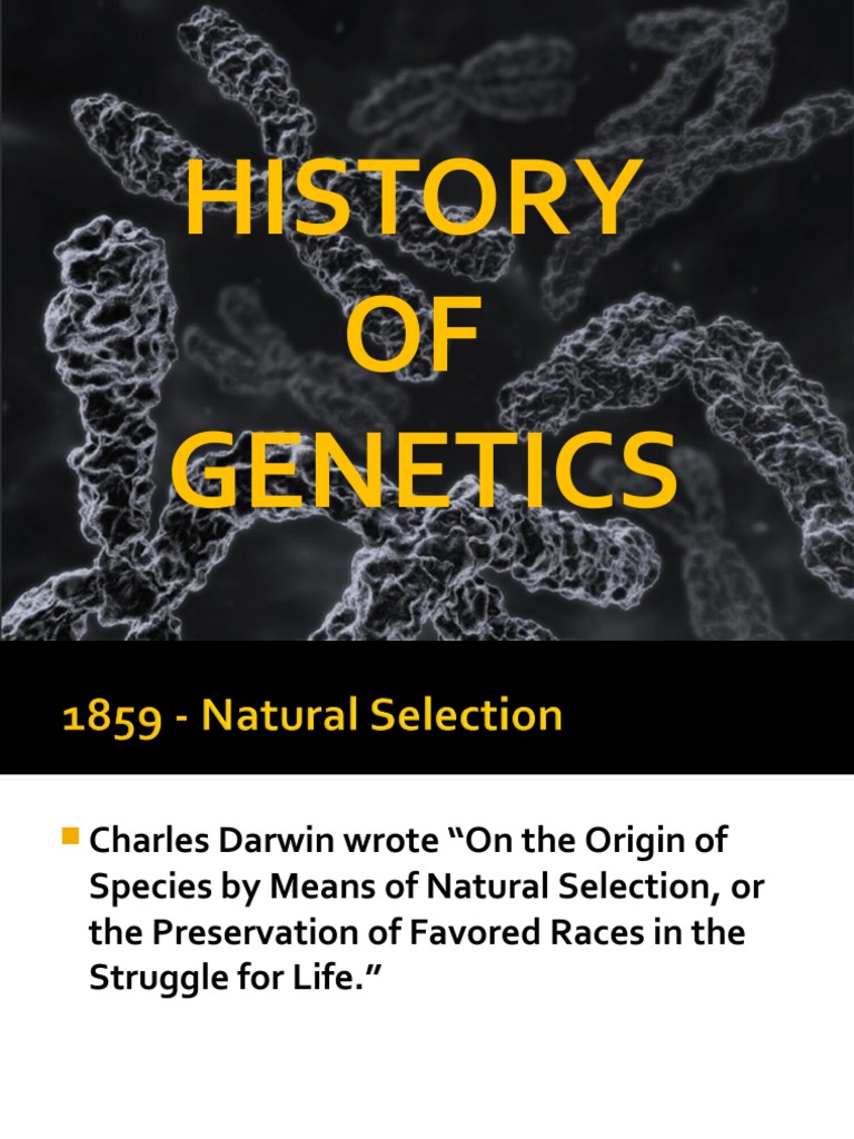 History of Genetics | Download Free PDF | Dna | Genetics