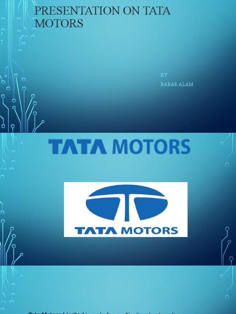 Overview of Tata Motors History | PDF | Car | Motor Vehicle Manufacturers