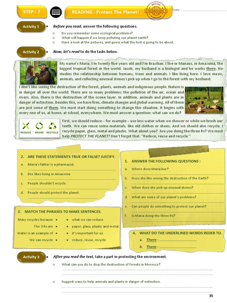 1bac Unit 4 Reading Download Free Pdf Forests Nature