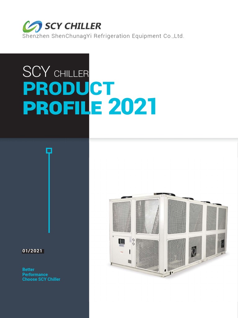 SCY Chiller Product Catalog | PDF | Pipe (Fluid Conveyance) | Heat Exchanger